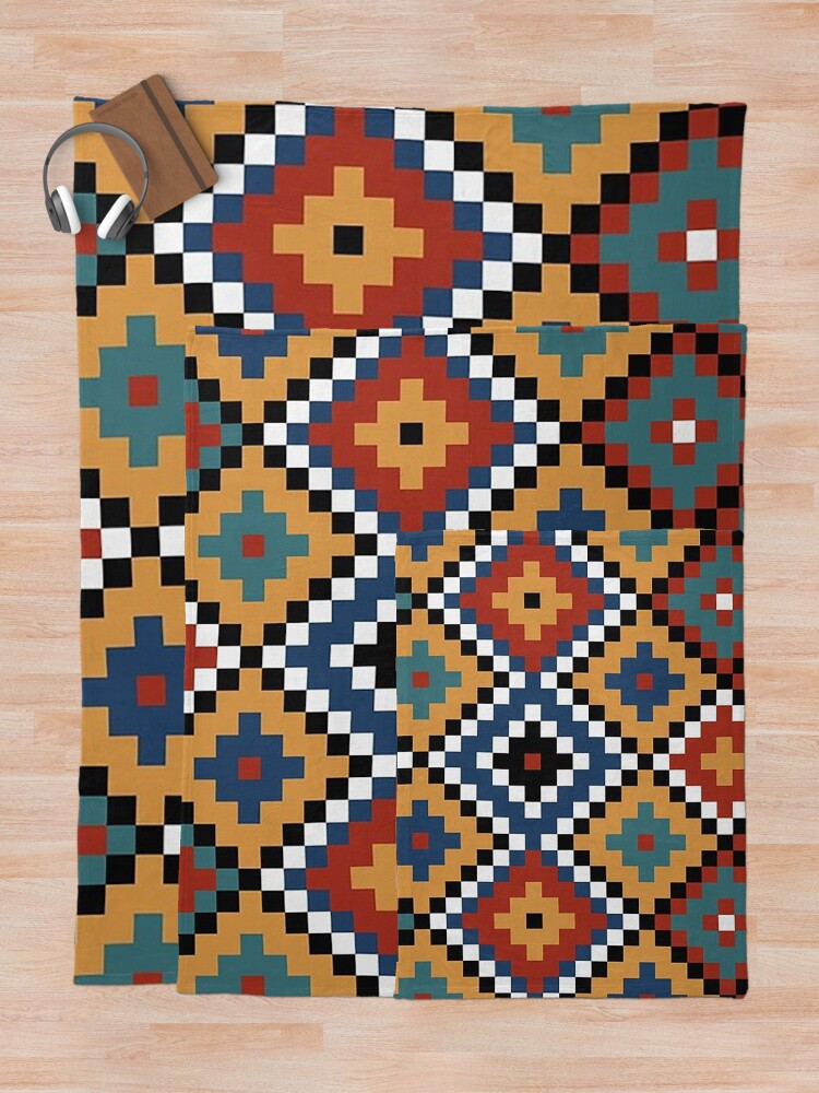 "navajo blanket pattern" Throw Blanket by Nostrathomas66 | Redbubble