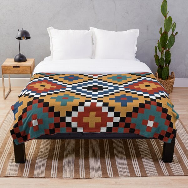 "navajo blanket pattern" Throw Blanket by Nostrathomas66 | Redbubble