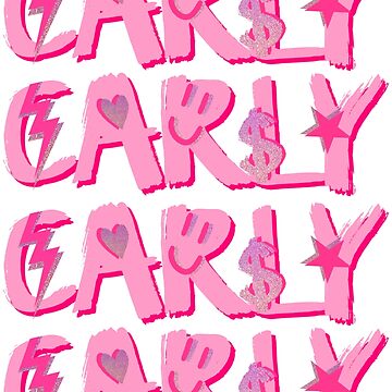 "CARLY name" Sticker for Sale by juliasantos5 | Redbubble