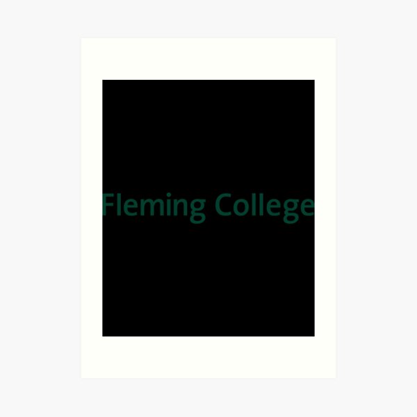 "Fleming College logo" Art Print by indreamax | Redbubble