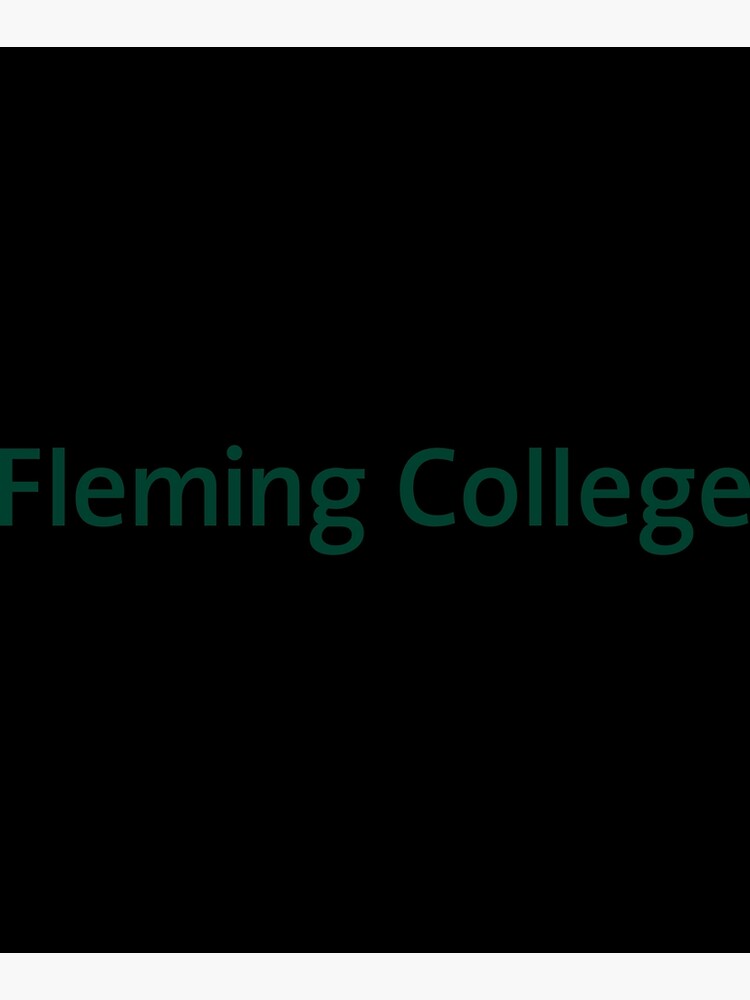 "Fleming College logo" Art Print by indreamax | Redbubble