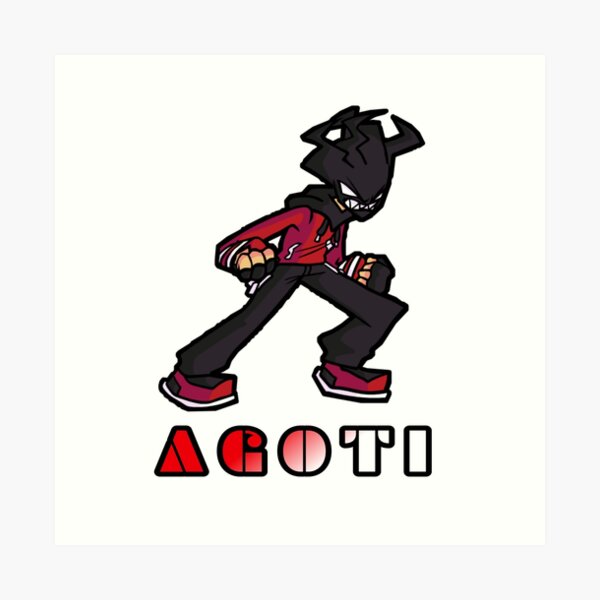 " Agoti friday night funkin mod" Art Print by Dizzaa | Redbubble