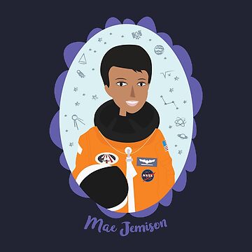 "Women of Science: Mae Jemison " Poster for Sale by Plan8 | Redbubble