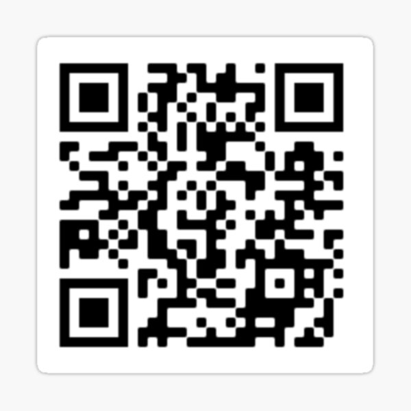 "Thus Always To Tyrants QR Code " Sticker for Sale by smmcclen | Redbubble