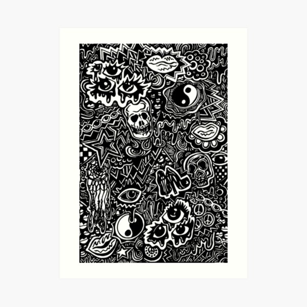 "Edgy Doodle" Art Print for Sale by Tess Arden | Redbubble