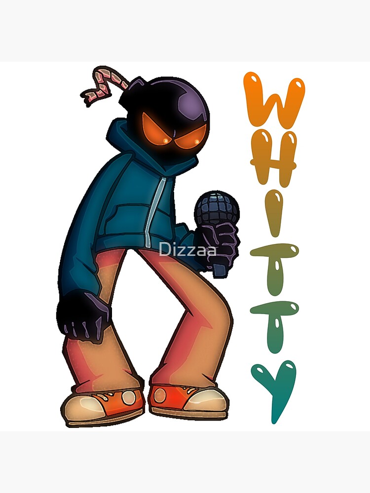 "Whitty Friday Night Funkin" Art Print by Dizzaa | Redbubble