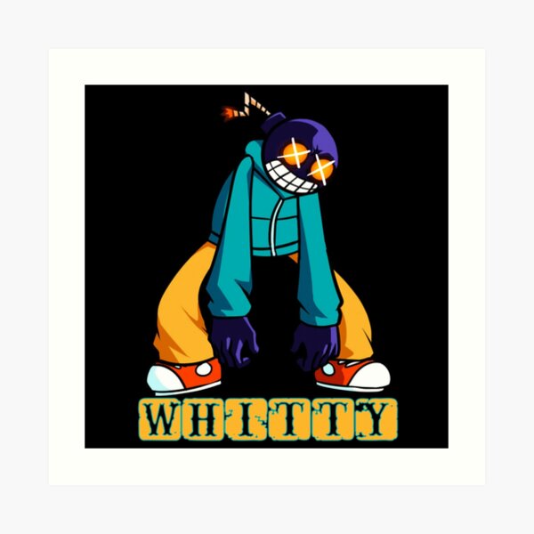 "Whitty fnf" Art Print by Dizzaa | Redbubble