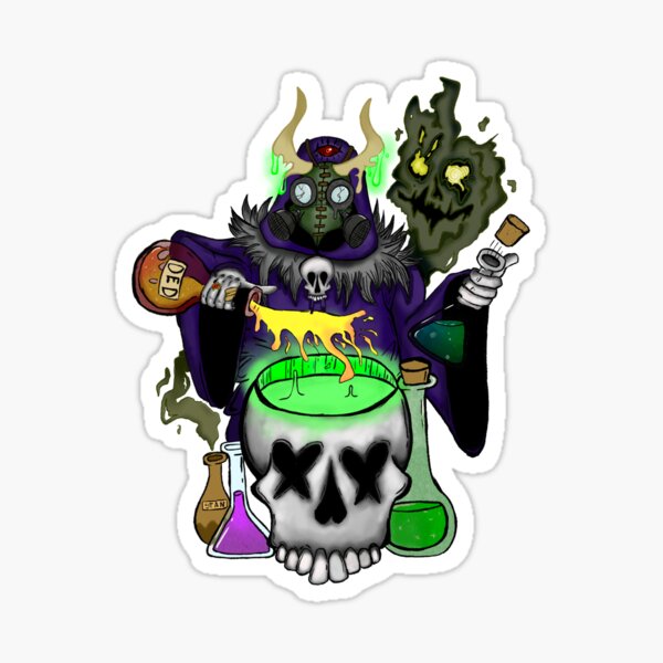 "Poison man (sticker only)" Sticker by kodaartz5 | Redbubble