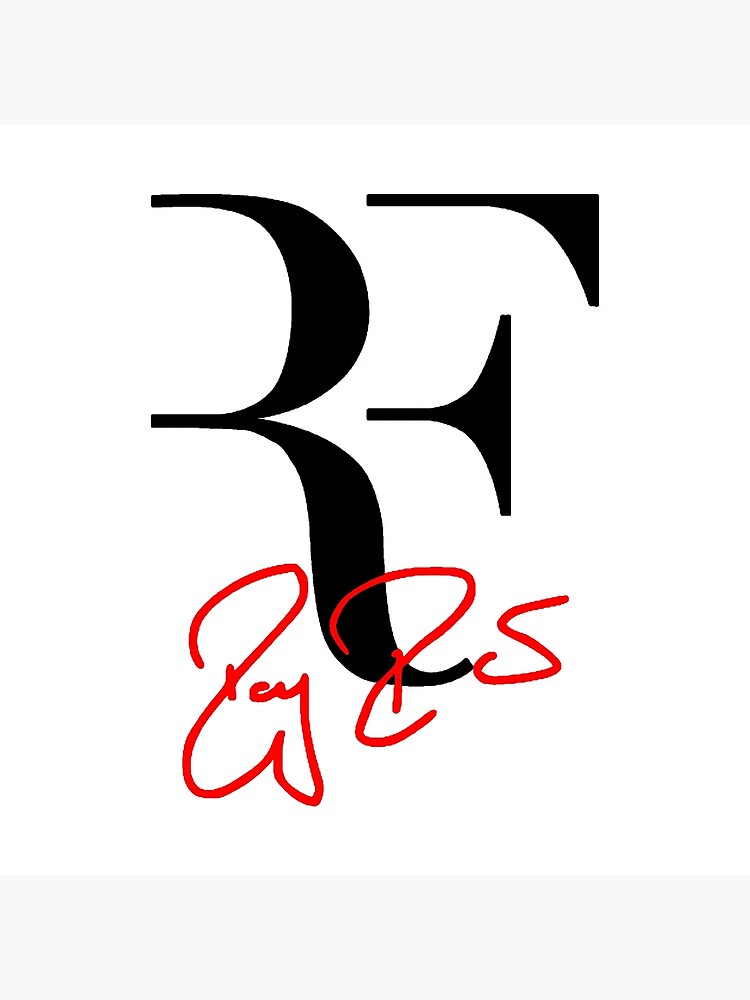 "TENNIS-ROGER FEDERER LOGO" Art Print for Sale by BradMcBride79 | Redbubble