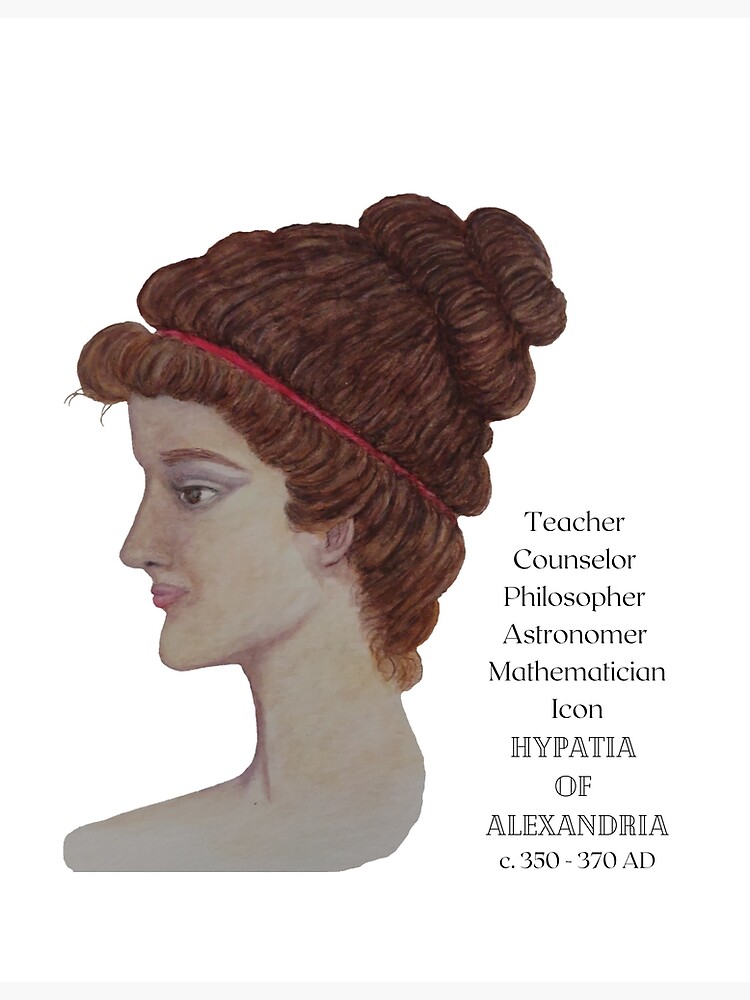 Hypatia of Alexandria - Icon Premium Matte Vertical Poster sold by ...