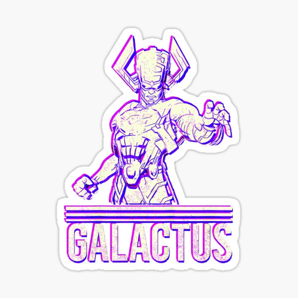 "Galactus" Sticker for Sale by shopGALATUS | Redbubble