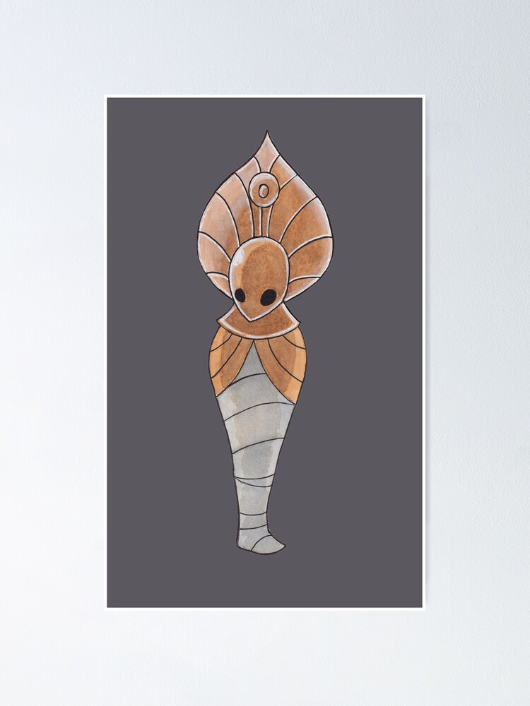 Póster «Godseeker Hollow Knight Fanart» de Myrtille-chan | Redbubble