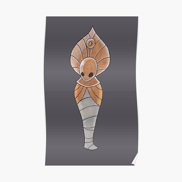 Póster «Godseeker Hollow Knight Fanart» de Myrtille-chan | Redbubble