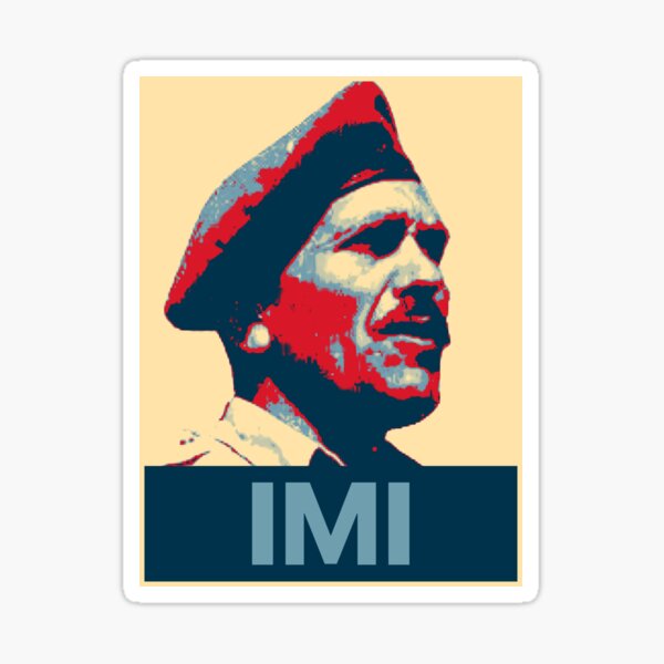 "IMI" Sticker for Sale by TheJungleJuice | Redbubble