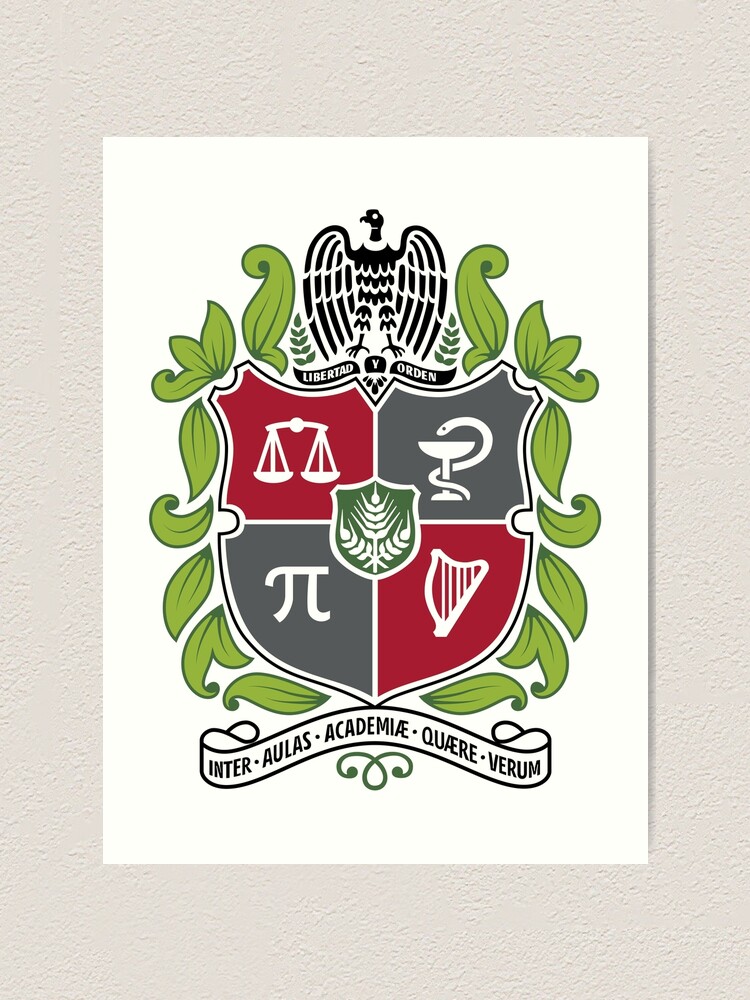 "Escudo de la Universidad Nacional de Colombia" Art Print by gordeanix ...