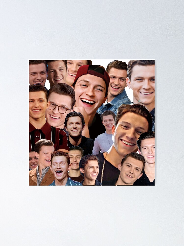 "Tom Holland collage" Poster for Sale by Kokoshi-art | Redbubble