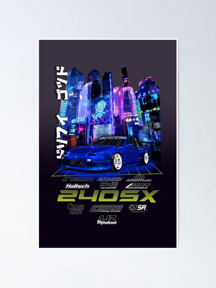 "240sx Drift-Poster" Poster von sampursley | Redbubble