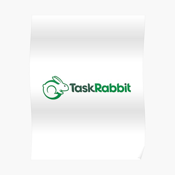 "TaskRabbit" Poster for Sale by TheSideGig | Redbubble
