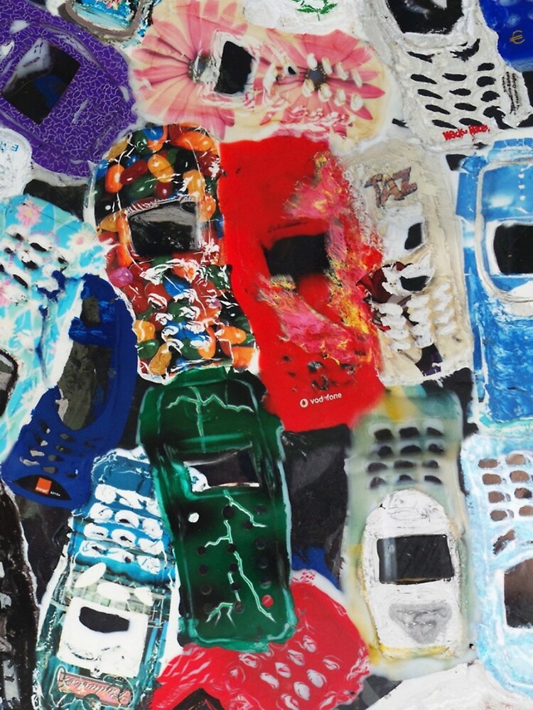 "Recycled Mobile Phone cases - Detail 05" iPhone Case for Sale by ...