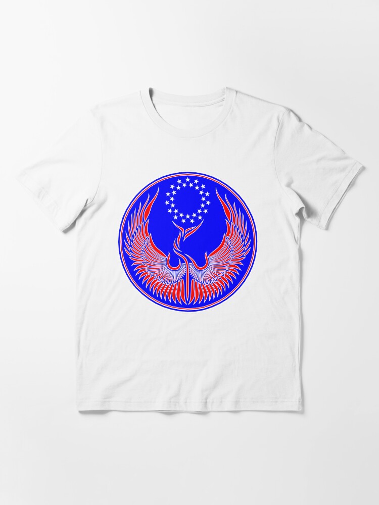"Defiant Phoenix Symbol in Red White and Blue" T-shirt for Sale by ...