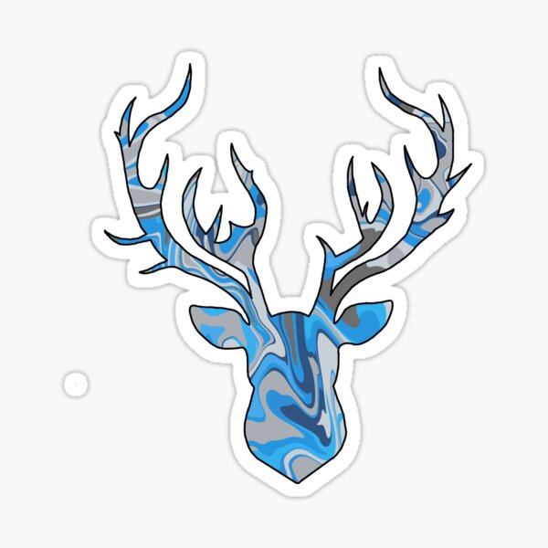 "Morozova's Stag" Sticker for Sale by Art-by-Dylon | Redbubble