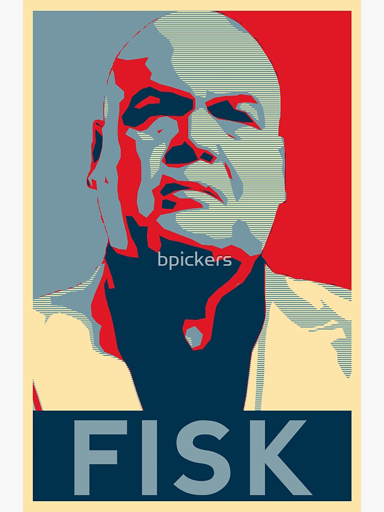 "Fisk - Obama Style" Sticker for Sale by bpickers | Redbubble