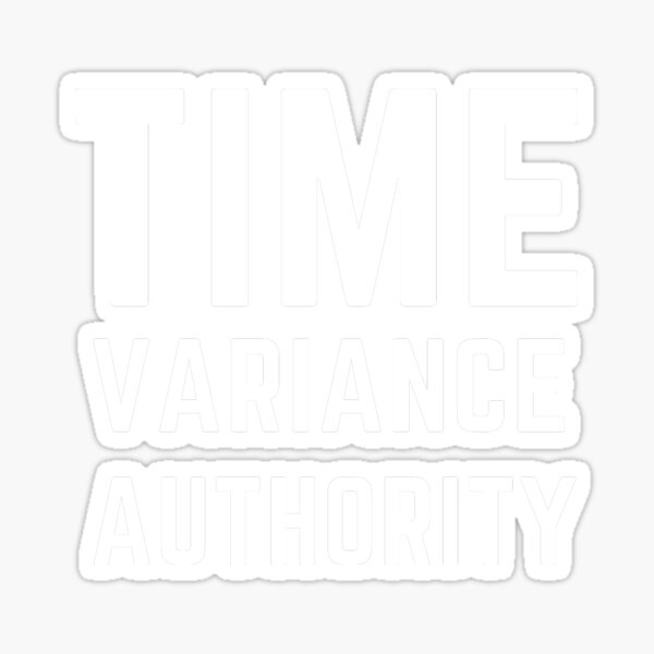 "Time Variance Authority" Sticker for Sale by GANDHImathi | Redbubble