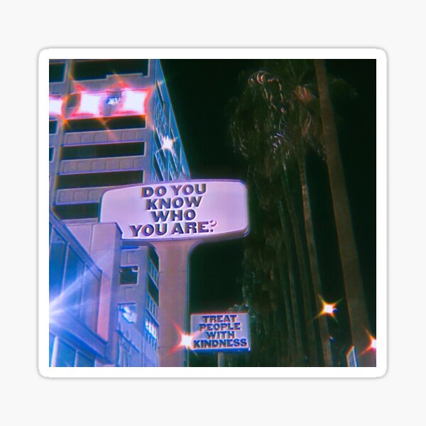 "Do You Know Who You Are Pink Sparkling" Sticker for Sale by Gasnuraini ...