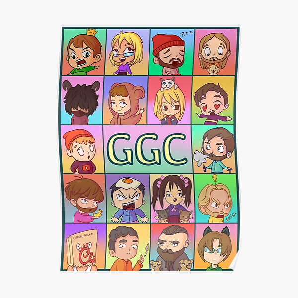 "GGC art" Poster for Sale by speedwagyu | Redbubble