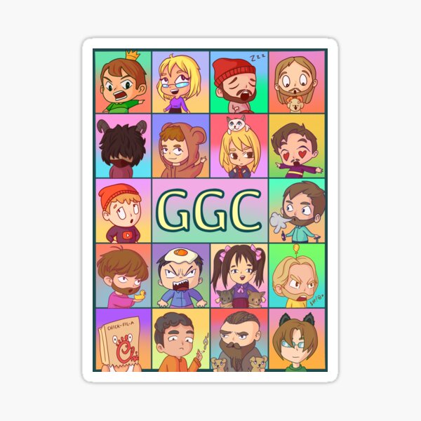 "GGC art" Sticker by speedwagyu | Redbubble