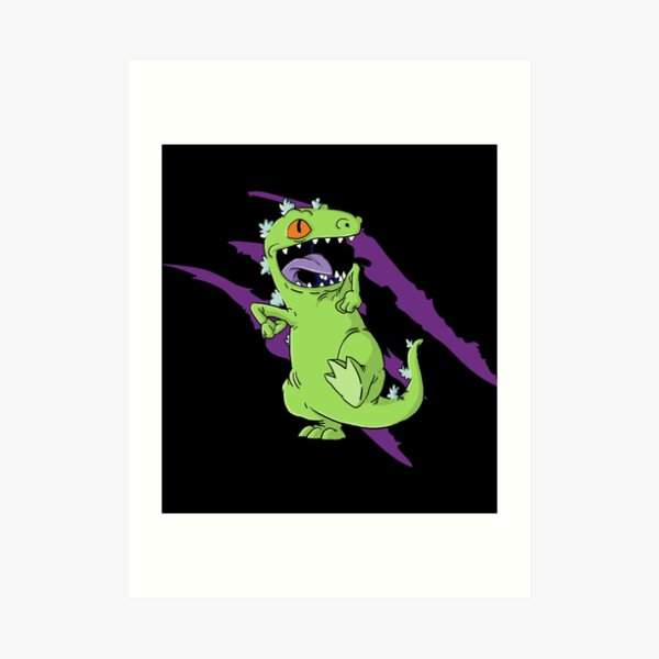 "Rugrats Cartoon Reptar Funny Art" Art Print for Sale by AnnaNadia5 ...