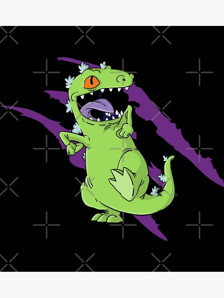 "Rugrats Cartoon Reptar Funny Art" Art Print for Sale by AnnaNadia5 ...