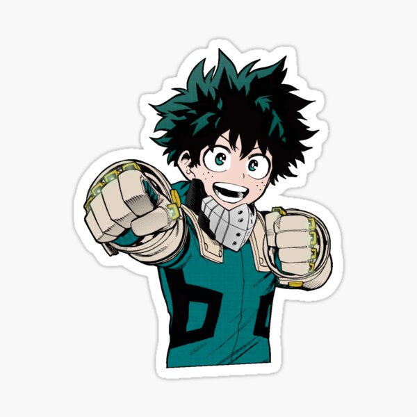 "My Hero Academia Edit - Deku!!!" Sticker for Sale by Chimera-Kraken ...