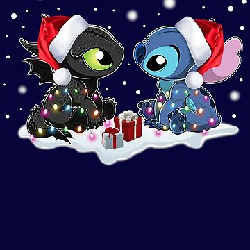 "Stitch and Toothless Santa Christmas Dad Shirt, t shirt bundle, shirt ...
