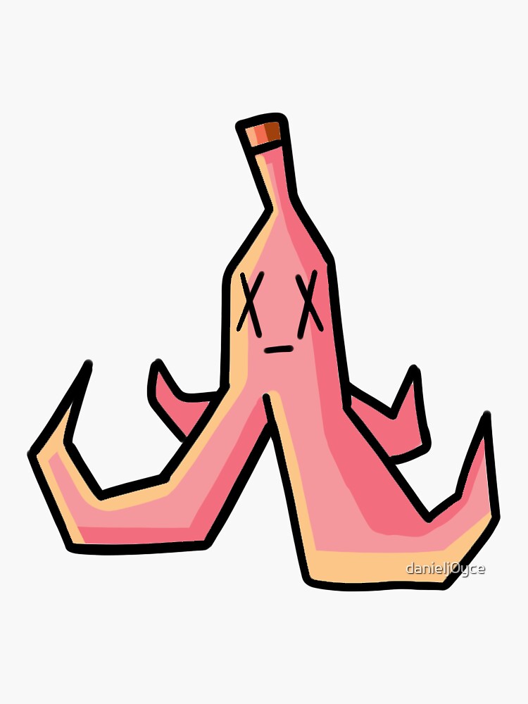 "Dead Banana - Digital Illustration" Sticker for Sale by danielj0yce ...