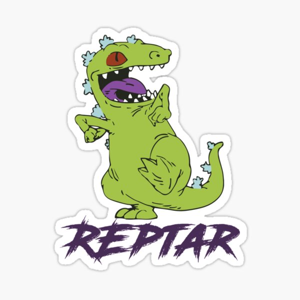"Rugrats Cartoon - Reptar" Sticker for Sale by AnnaNadia5 | Redbubble
