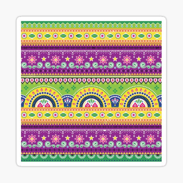 "Pashto Design | Cultural Design | Tradition Of Pashtoon" Sticker for ...