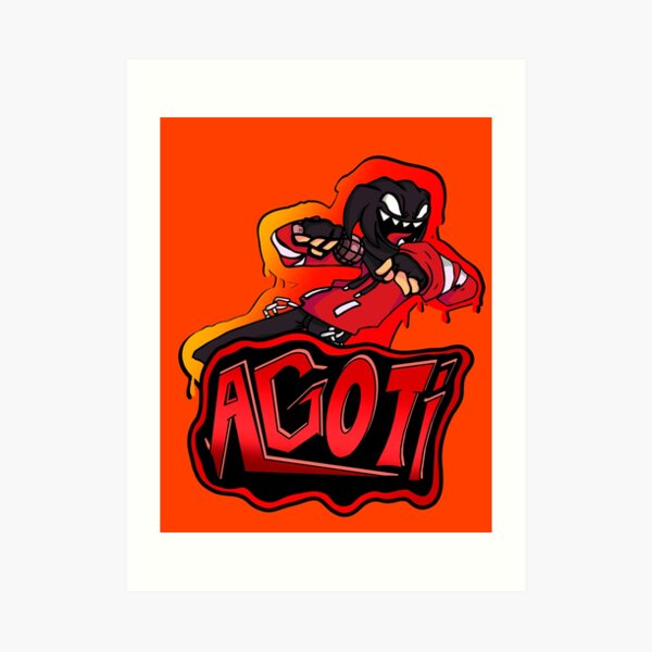 "AGOTI fnf mod character Graffiti" Art Print by AbrekArt | Redbubble