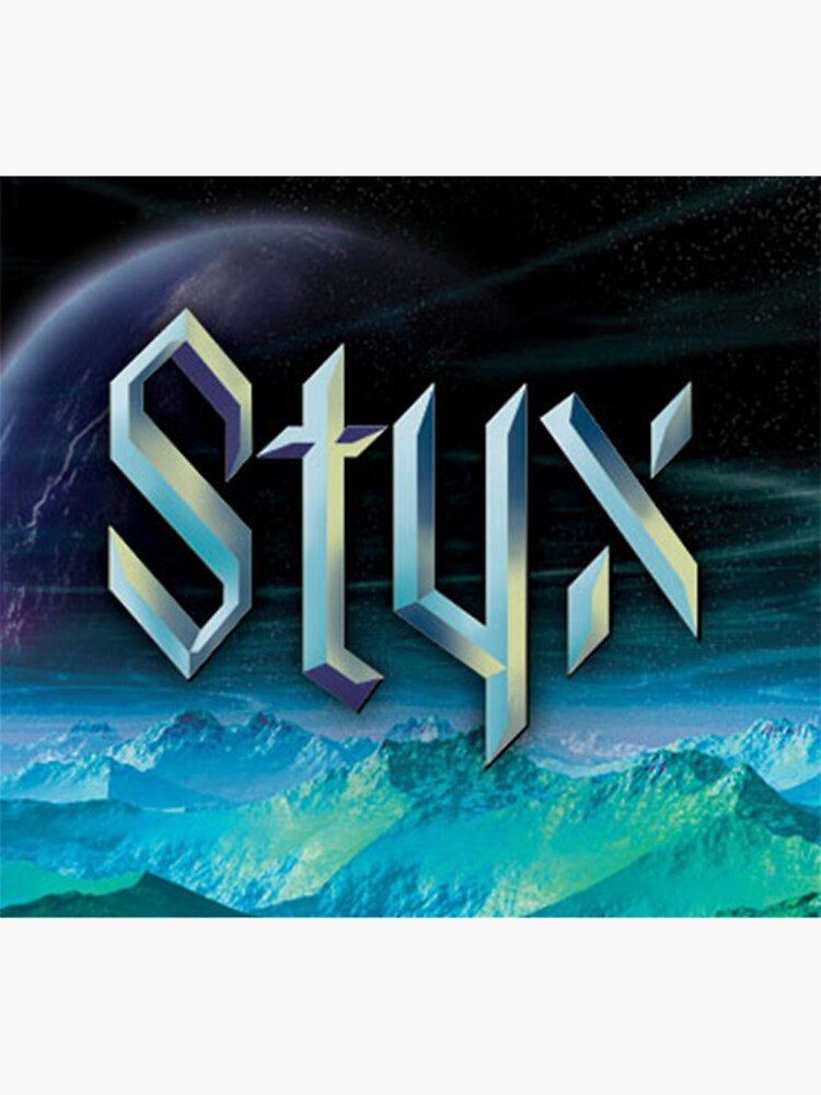 "Rock band styx - World Tour Rock Band Legend Essential" Sticker for ...
