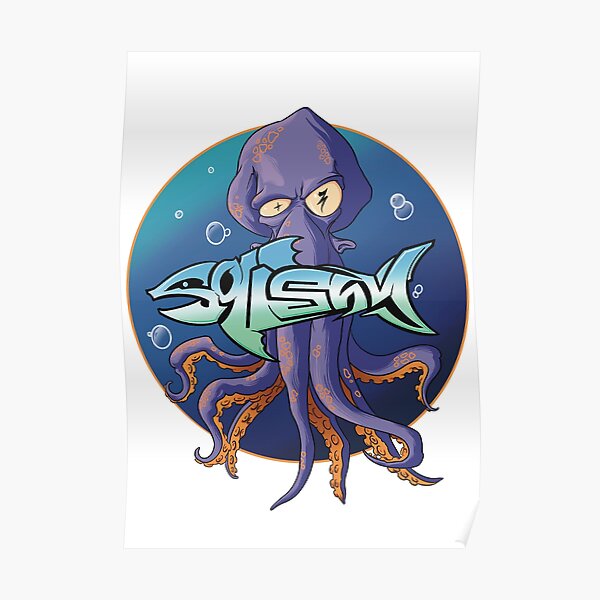 "Squishy tattoo logo" Poster for Sale by Chrissvircevic | Redbubble