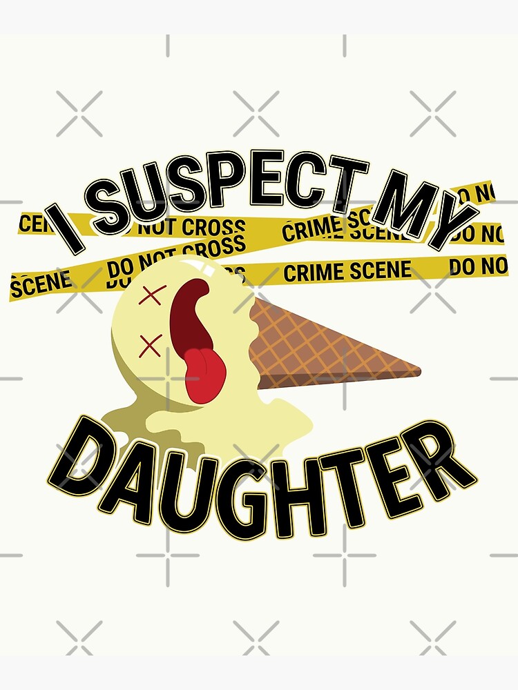 Impression métallique « Je soupçonne ma fille | Mystère de meurtre de ...
