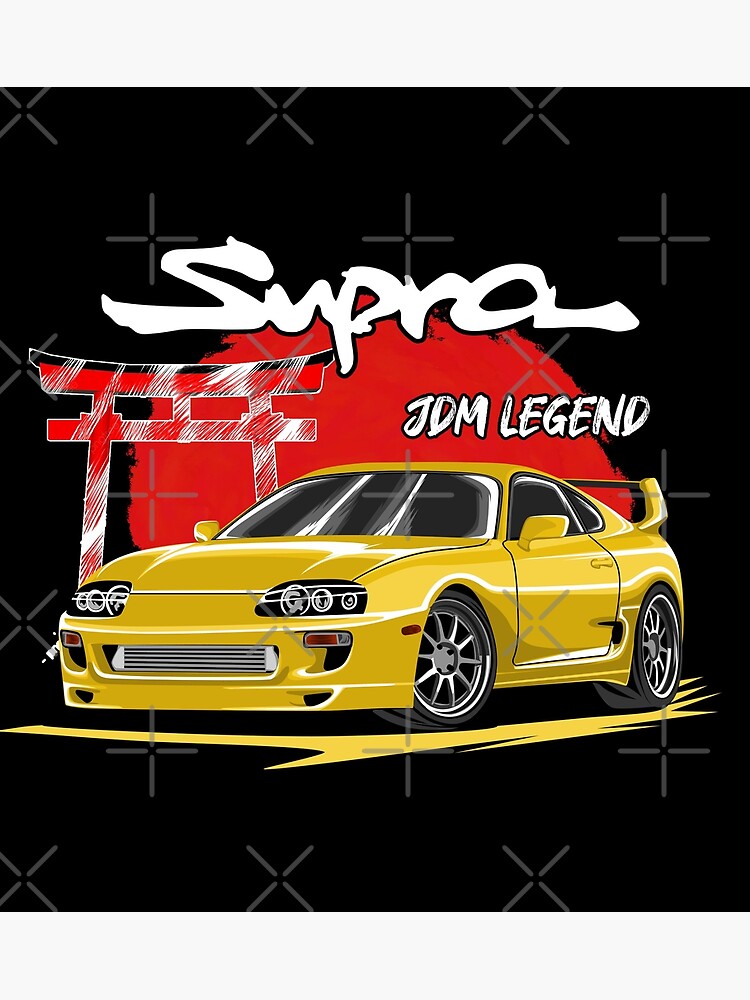 Póster «Supra Mk4 JDM Legend» de Ryzdesain | Redbubble