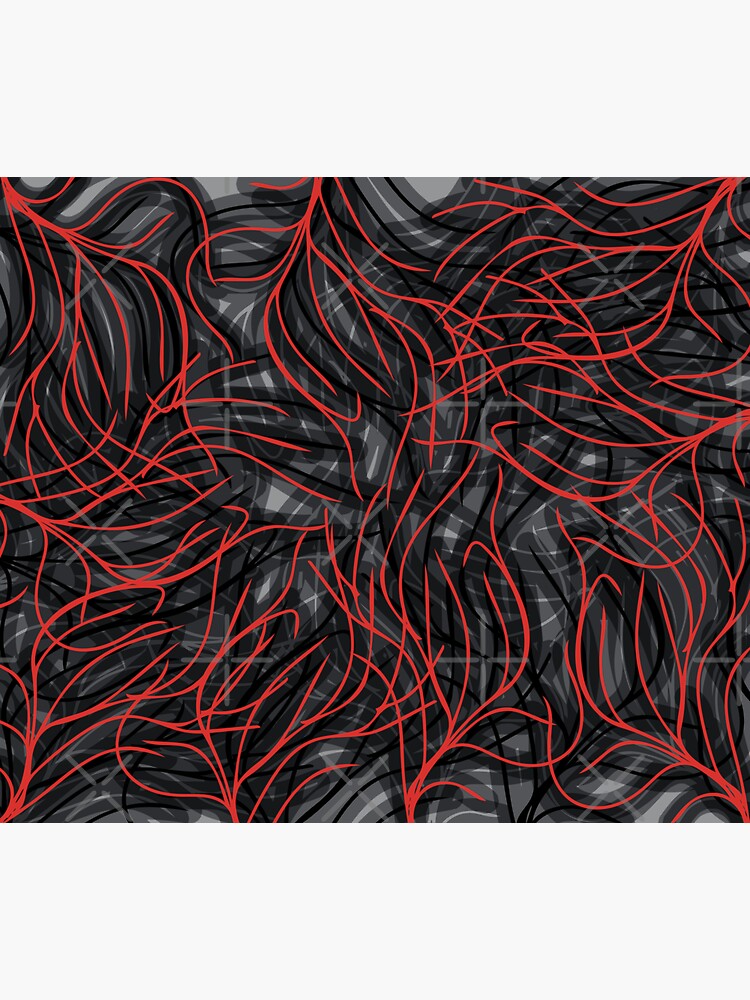 "Ultimate Gray & Red Alert" Sticker for Sale by Kettukas | Redbubble