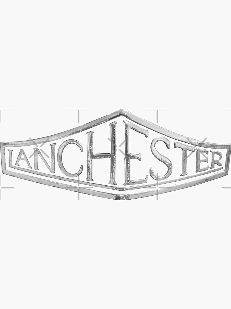 "Lanchester classic car logo" Sticker for Sale by soitwouldseem | Redbubble
