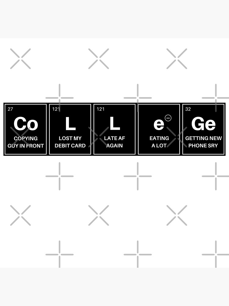 Impression photo « College Funny Periodic Table Acronym Meme, Back to ...