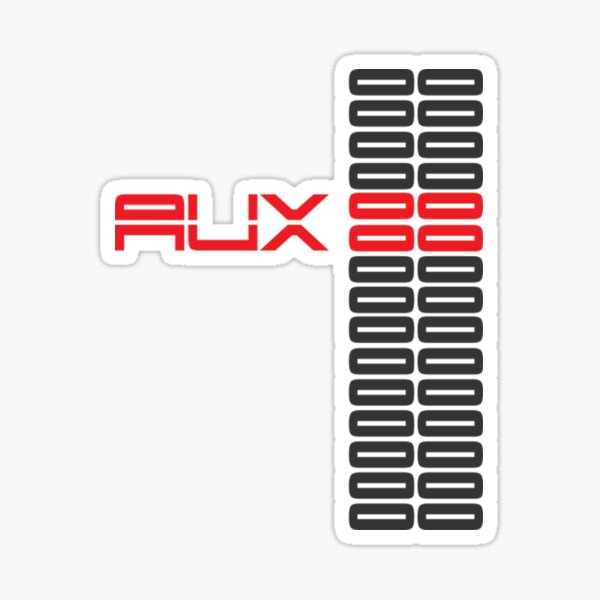 "Aux88 Logo T-ShirtAUX88 LOGO " Sticker for Sale by SiloRocky | Redbubble