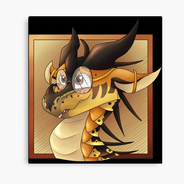 "hivewing cute wings of fire dragon design" Canvas Print for Sale by ...