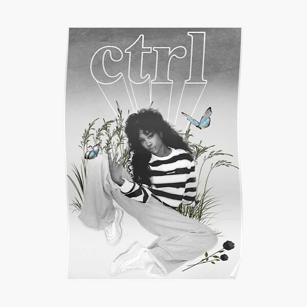 "SZA CTRL" Poster for Sale by raniprohm | Redbubble