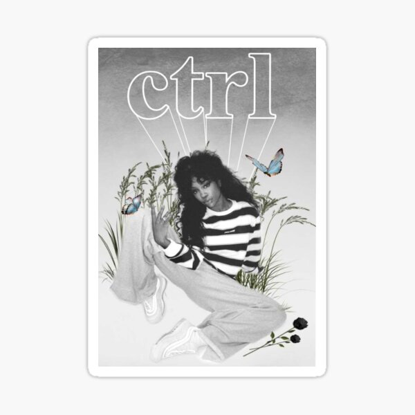 "SZA CTRL" Sticker for Sale by raniprohm | Redbubble
