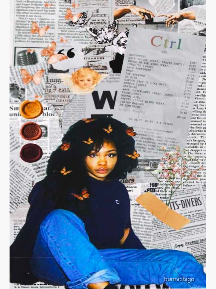 "SZA CTRL" Sticker for Sale by raniprohm | Redbubble